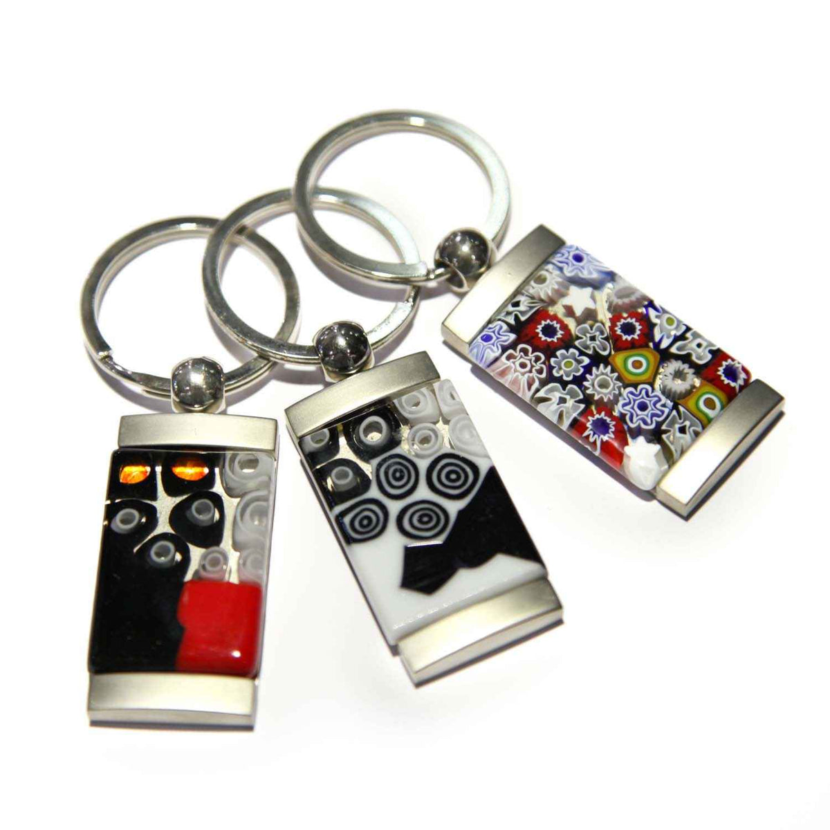 Murrina keychain | Murano Glass | Made in Italy - Venetian Crystal
