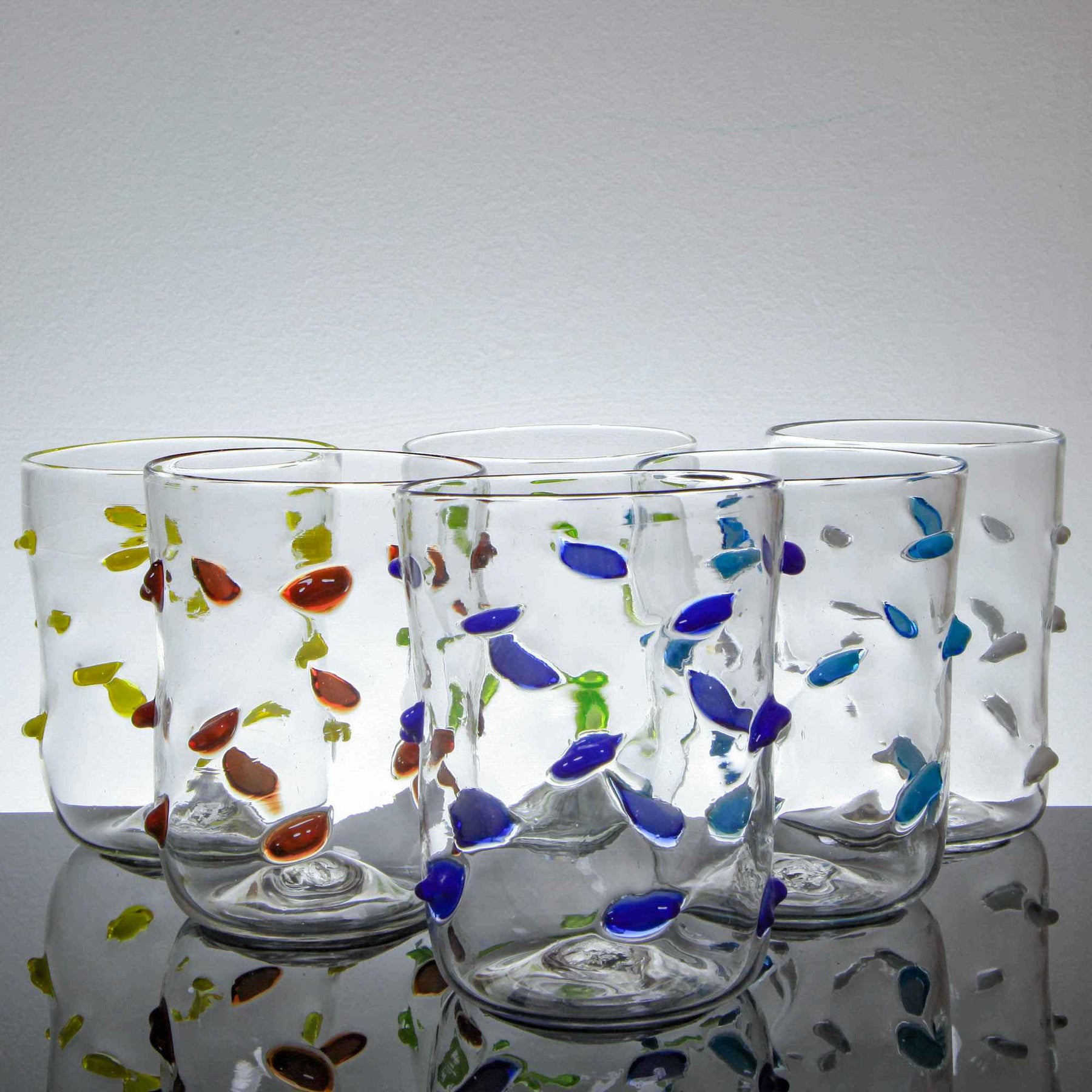 Handmade Murano Glass Drinkware - Luxurious Glassware - Made in Italy
