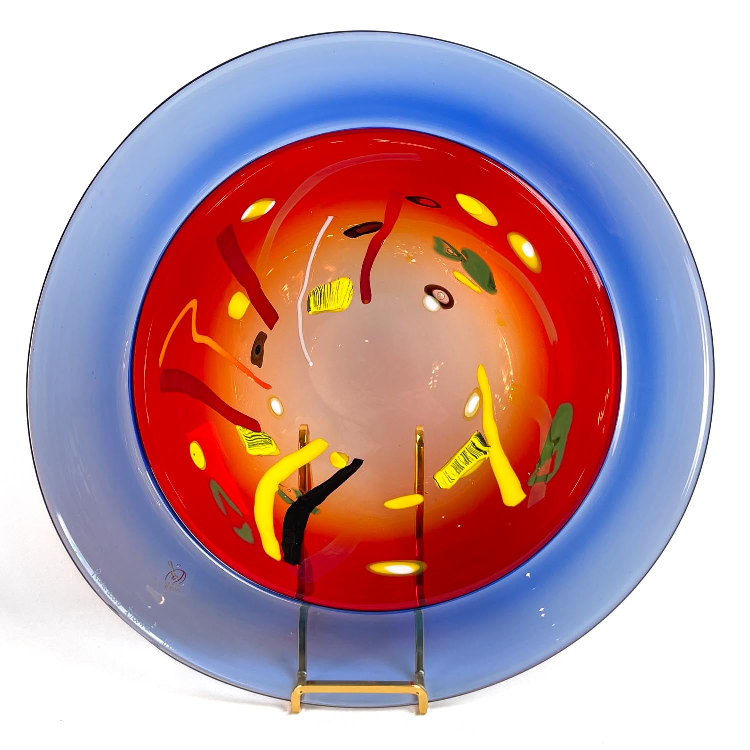 Joan Miró Centerpiece with Murrine - Murano Glass | Plates and Bowls