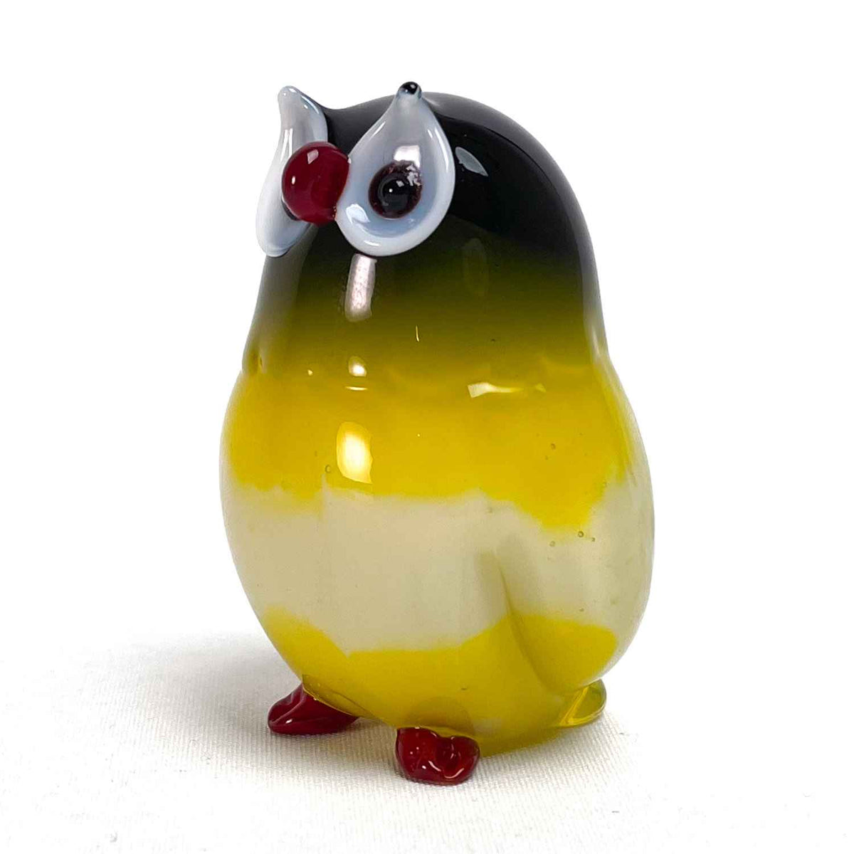 Murano Glass Owl Miniature - Animal Glass Sculpture