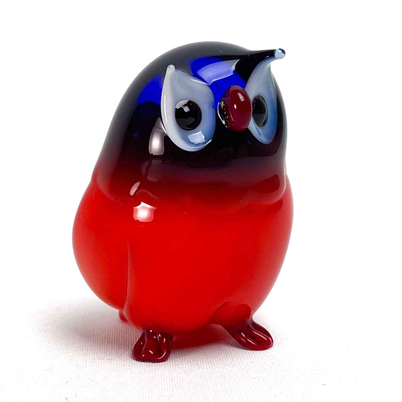 Murano Glass Owl Miniature - Animal Glass Sculpture
