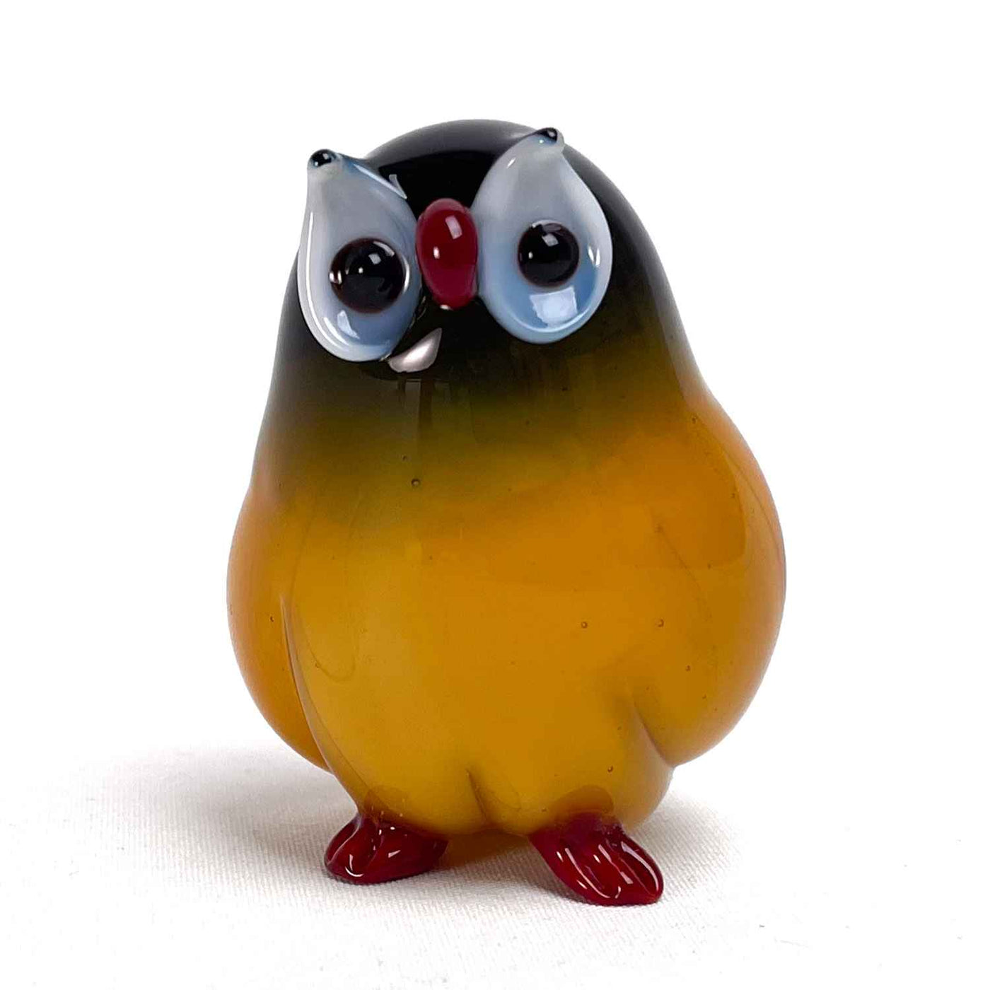 Murano Glass Owl Miniature - Animal Glass Sculpture