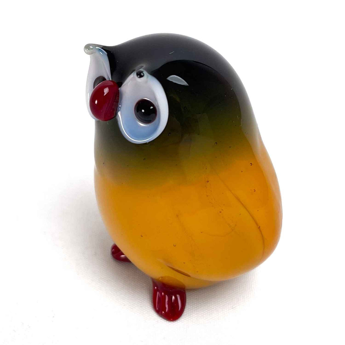Murano Glass Owl Miniature - Animal Glass Sculpture