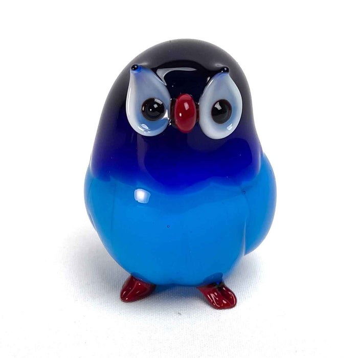 Murano Glass Owl Miniature - Animal Glass Sculpture