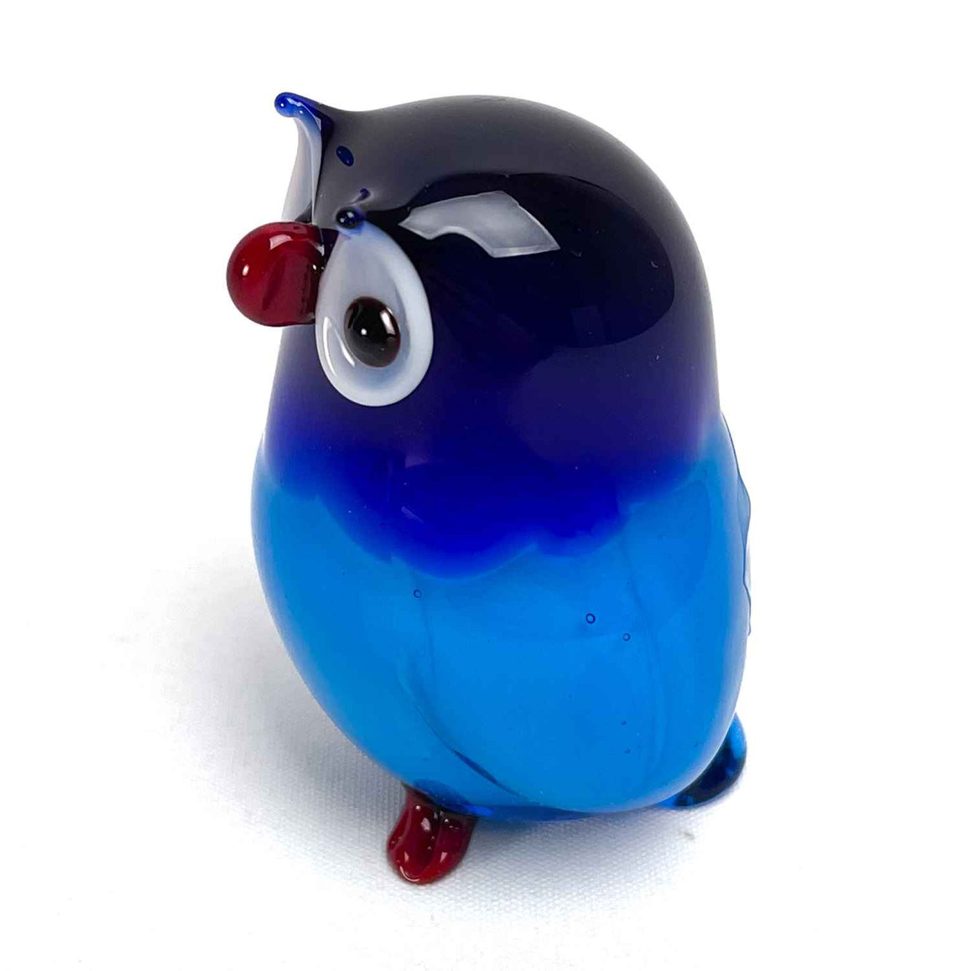 Murano Glass Owl Miniature - Animal Glass Sculpture