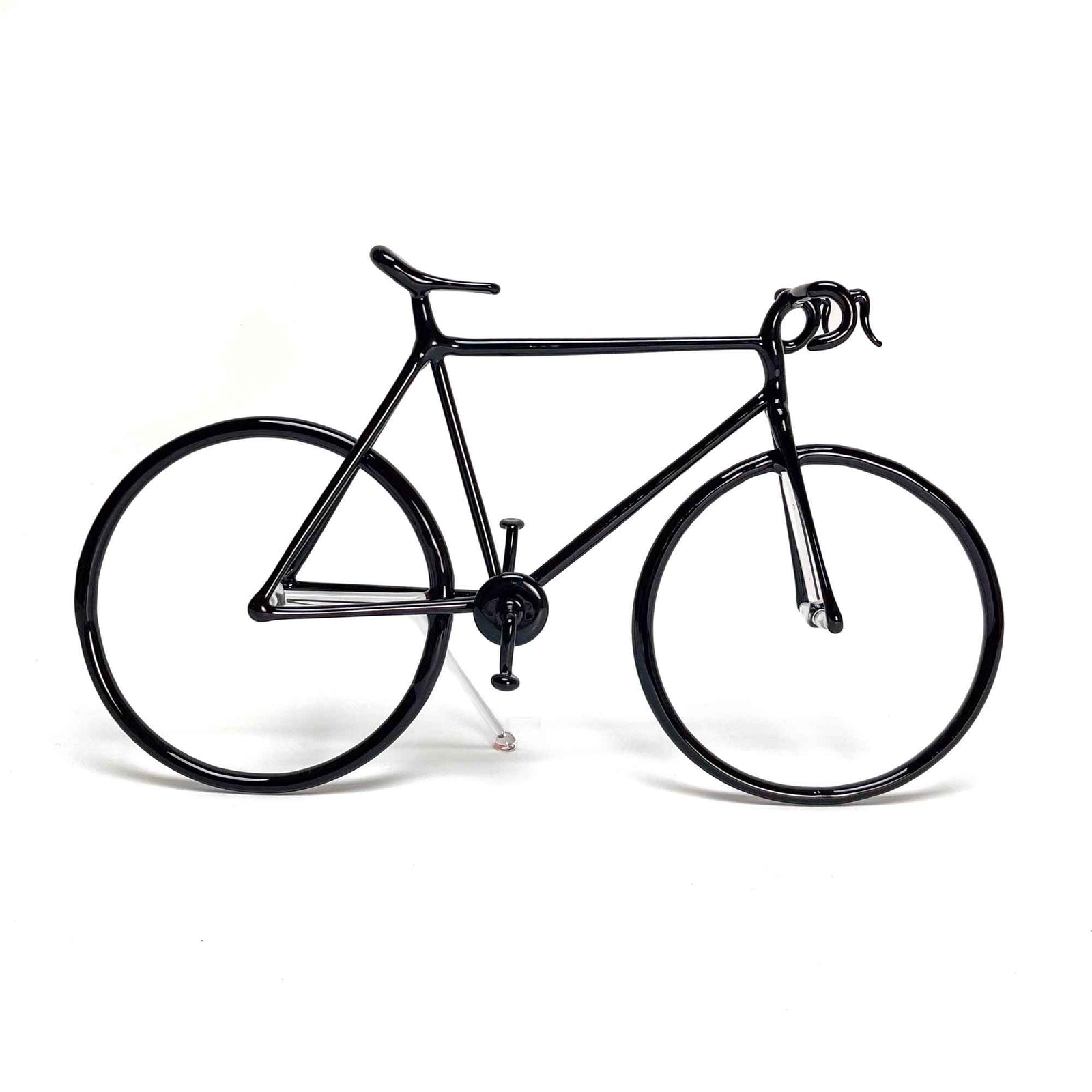 Murano Glass Racing Bike Sculptures - Made in Italy