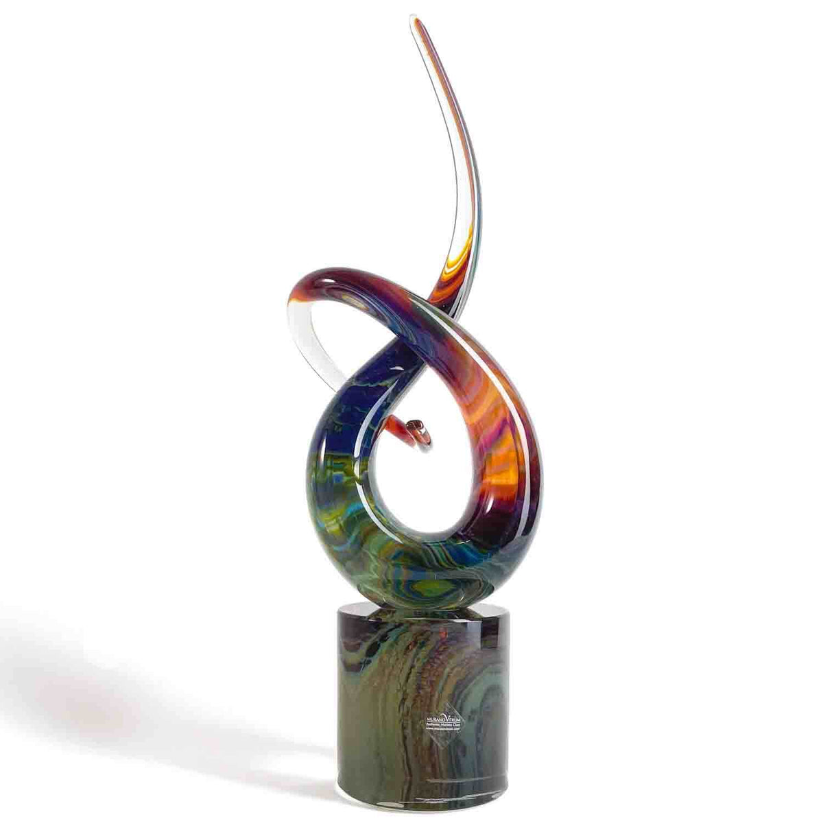 Chalcedony Sculpture - Murano Art Glass