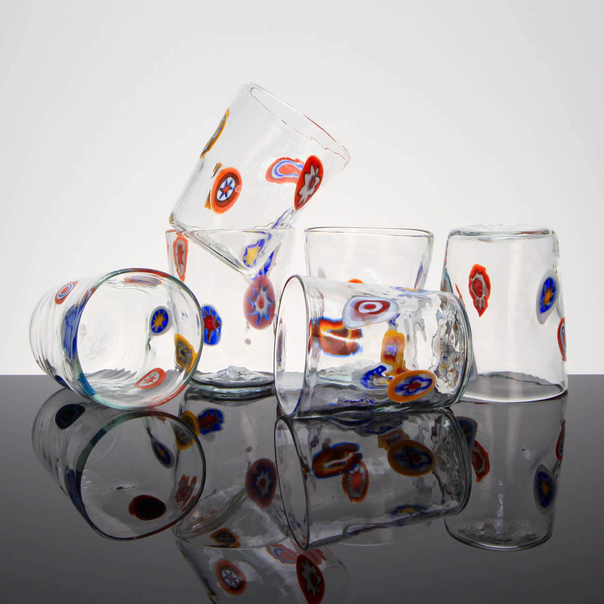 Pacati Drink Set - Murano Glass | Murano Glasses | Goti de Fornasa