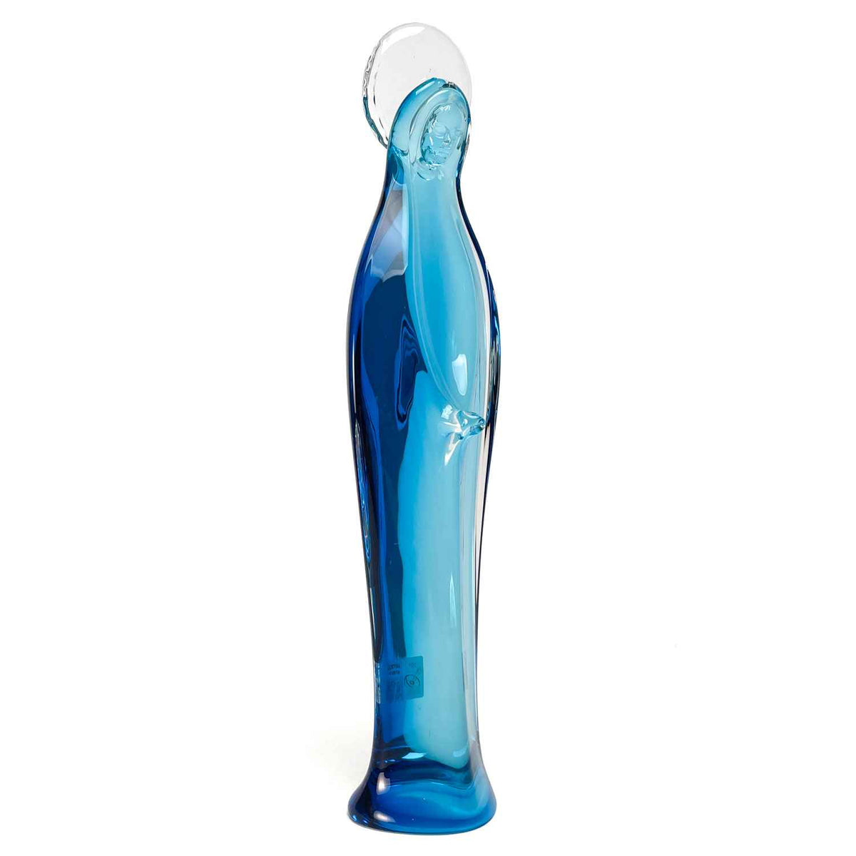 Holy Mary Sculpture | Holy Virgin Figurine | Glass Sculpture | Madonna