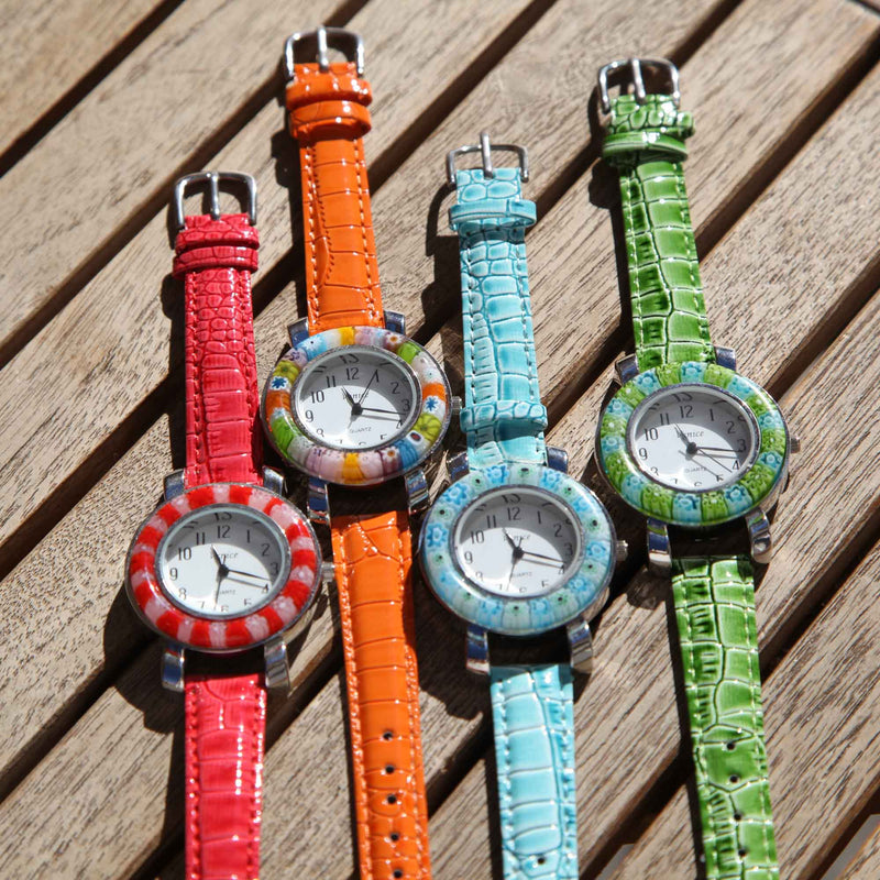 Murrina ladies' wristwatch - murano glass made in Italy