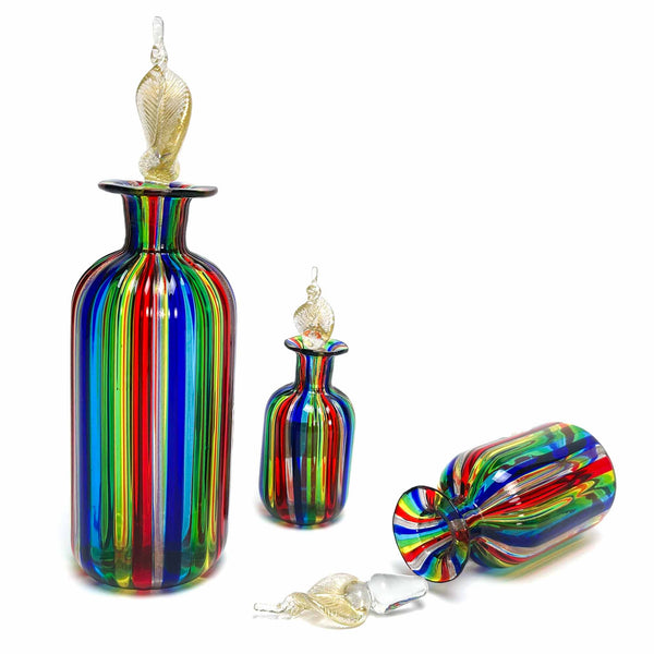 Rainbow Perfume Bottle | Murano Glass Multicolor