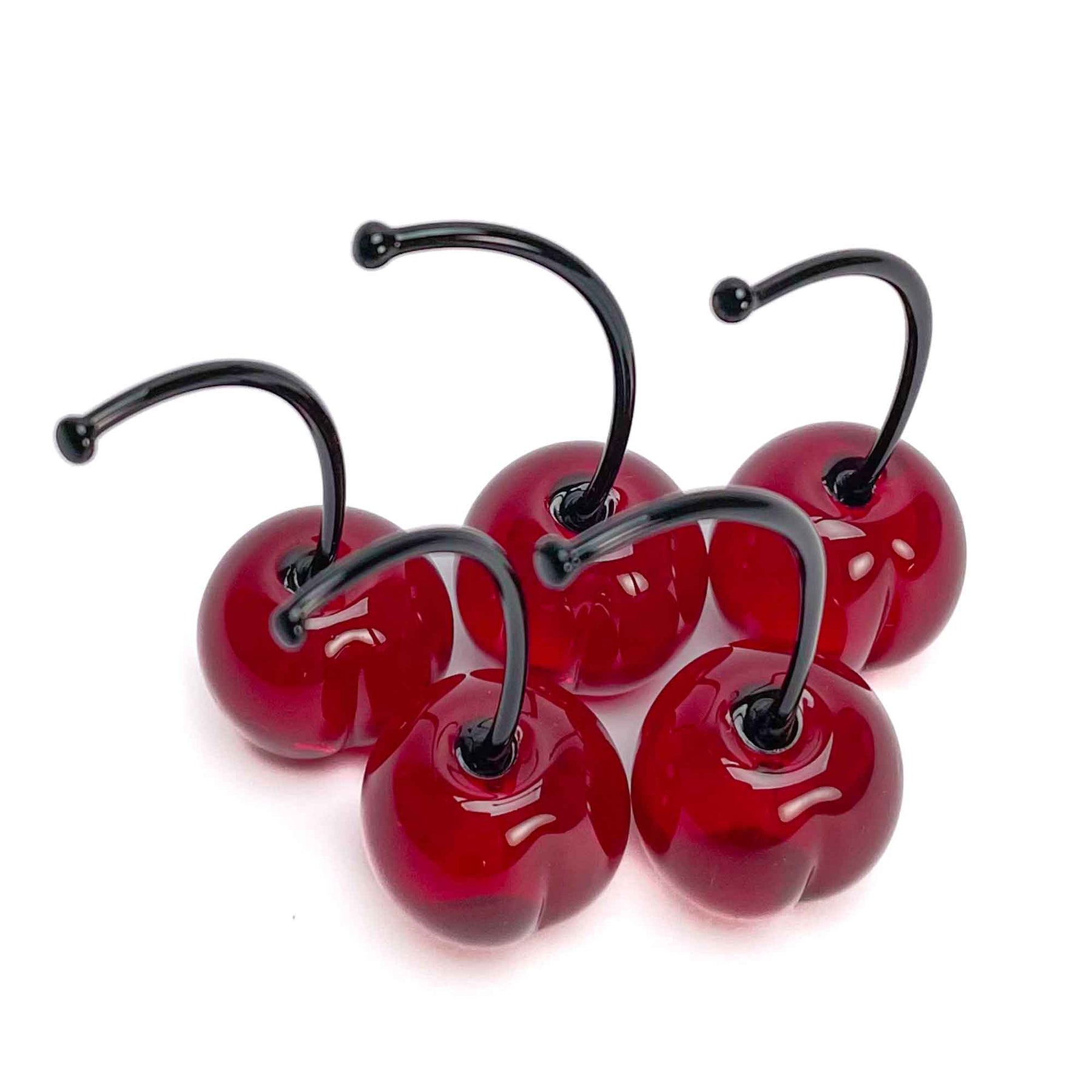 Natural Size Cherries - Authentic Murano Glass