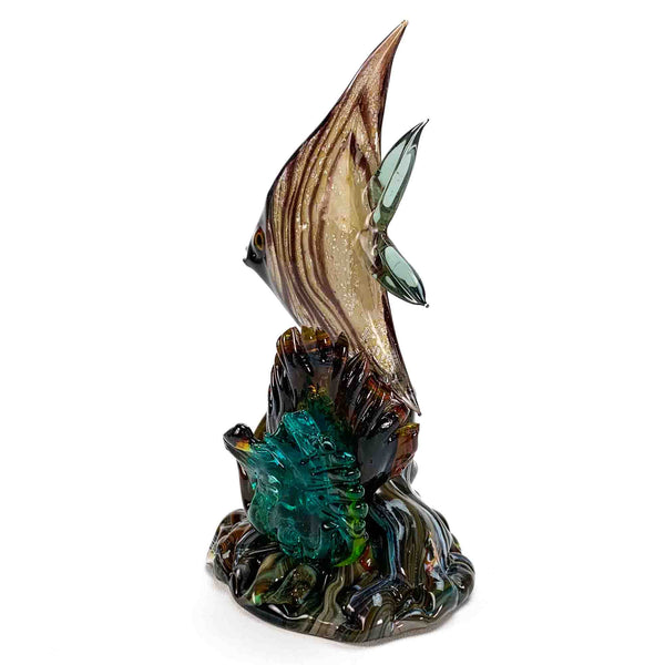 Fish with seaweed | Aquarium Glass Art | Murano Glass Aquariums