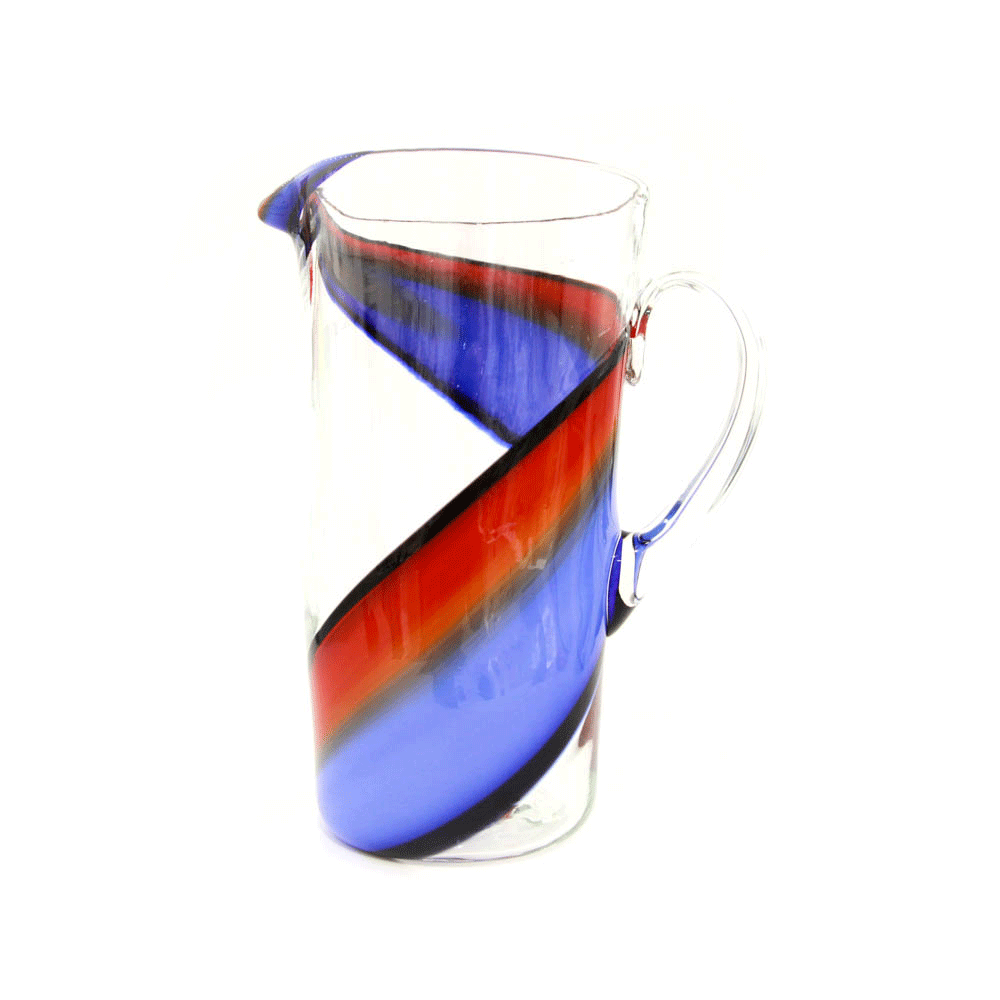 Vortex Pitcher | Murano Glass | Made in Italy | Crystal