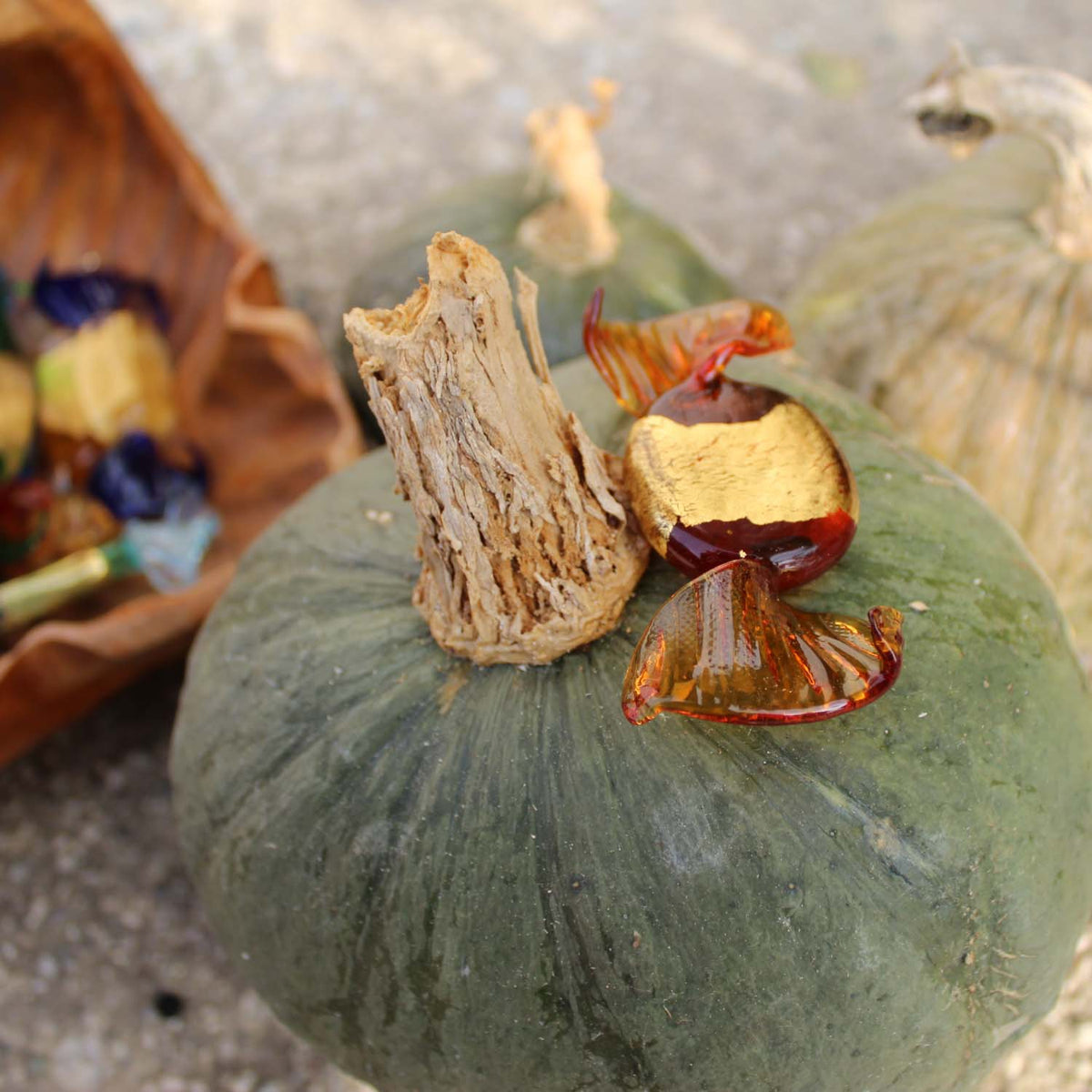 Murano Glass Candies with Gold Leaf | Made in Italy