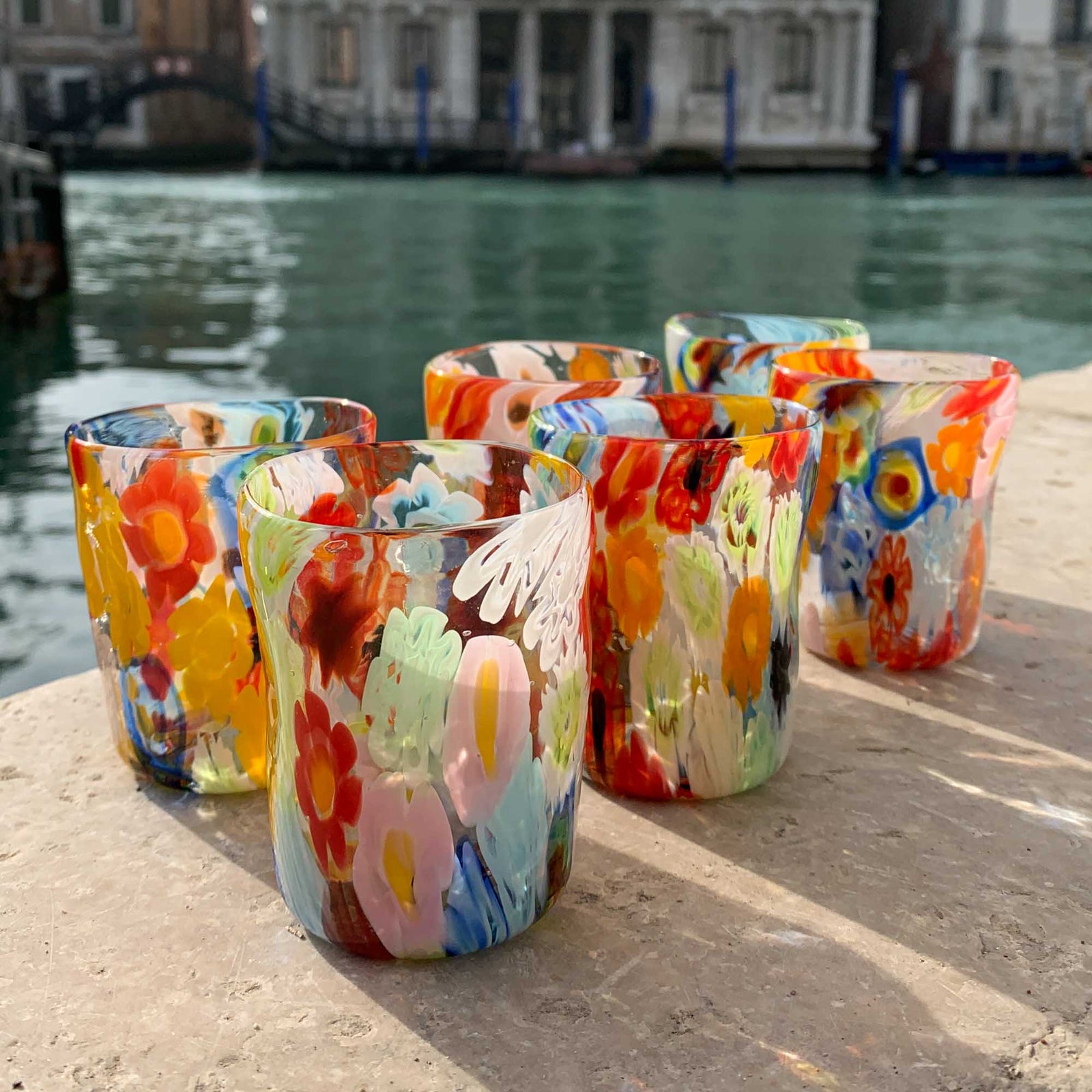Bicchieri in vetro di Murano fatti a mano - Vetreria di lusso - Made in ...
