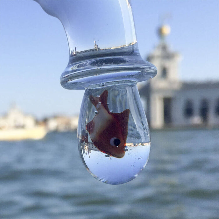 Large Faucet with a Fish - Murano Glass