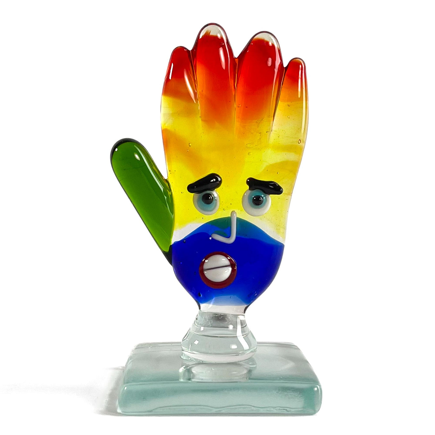 Picasso Hand | Emoji | Murano Glass