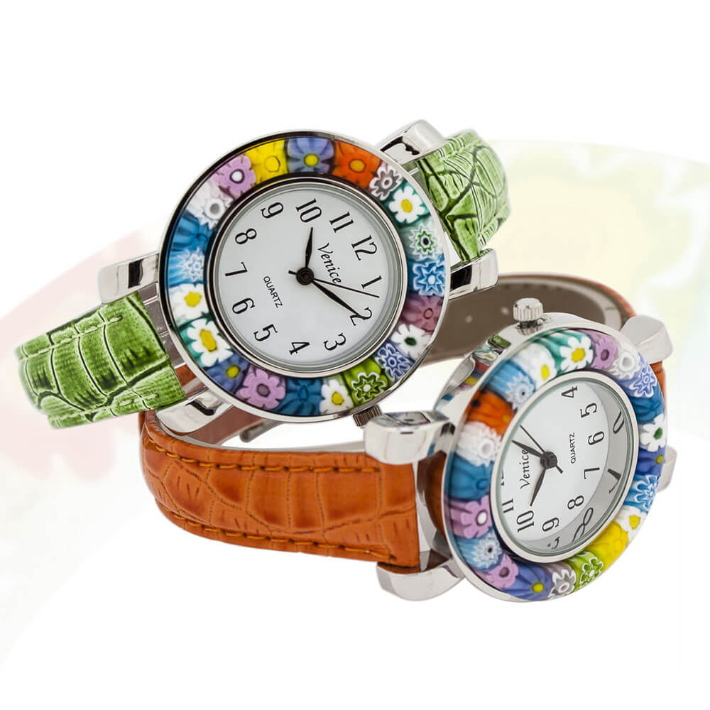 Murrina ladies' wristwatch - murano glass made in Italy