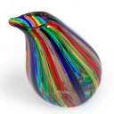 Blown Rainbow Vase | Multicolor Glass Vase | Murano Glass
