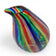 Blown Rainbow Vase | Multicolor Glass Vase | Murano Glass
