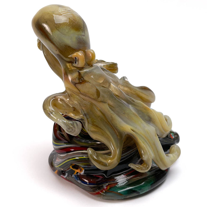 Octopus on a rock | Aquarium Glass Art | Murano Glass Aquariums