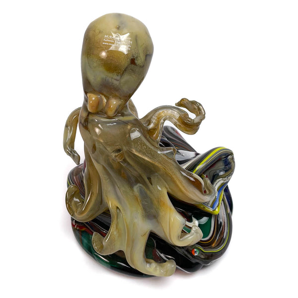 Octopus on a rock | Aquarium Glass Art | Murano Glass Aquariums