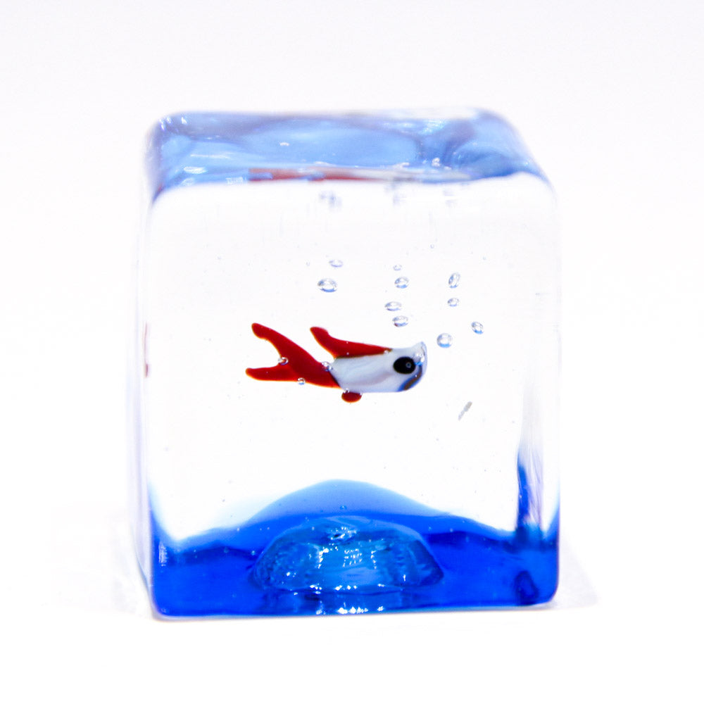 Fish Cube | Buy Online Murano Glass Decoration | Made in Italy