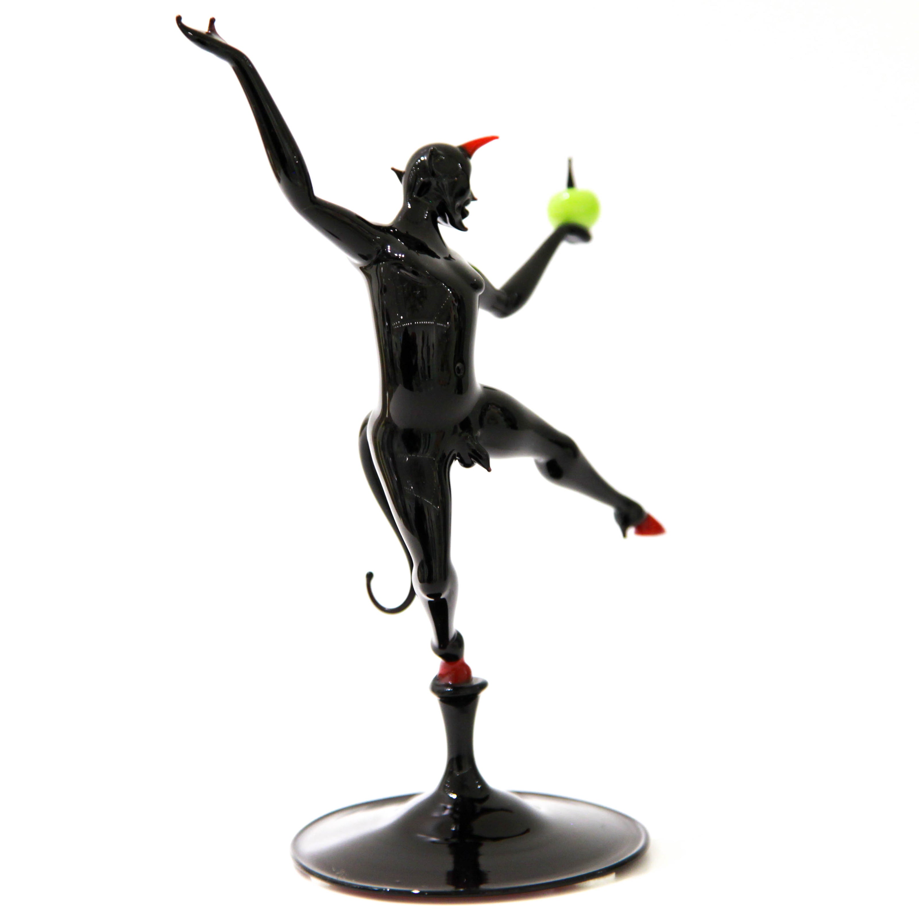 Tempting devil - venetian glass | Murano Glass Figurines | Art