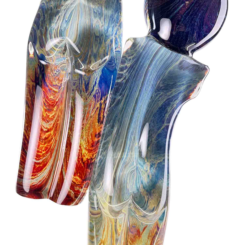 The Twins - Murano Glass Sculpture - Contemporary Italian art