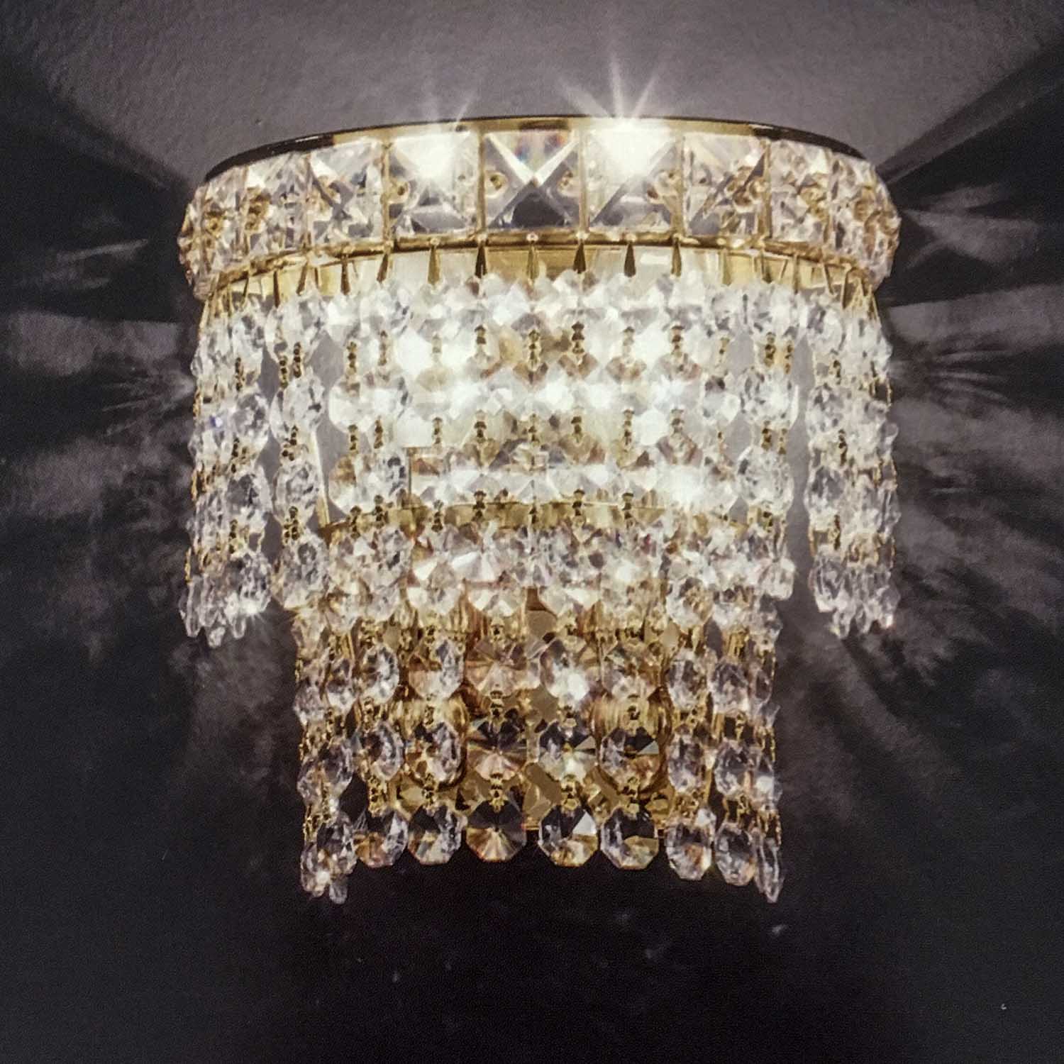 Beethoven wall lamp - pure crystal